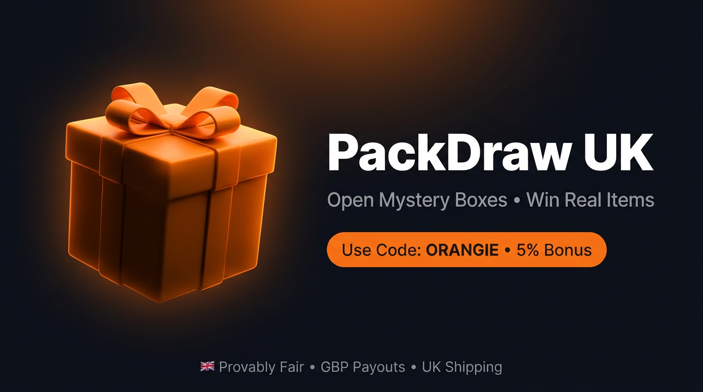 PackDraw UK — Open Mystery Boxes & Win Real Items